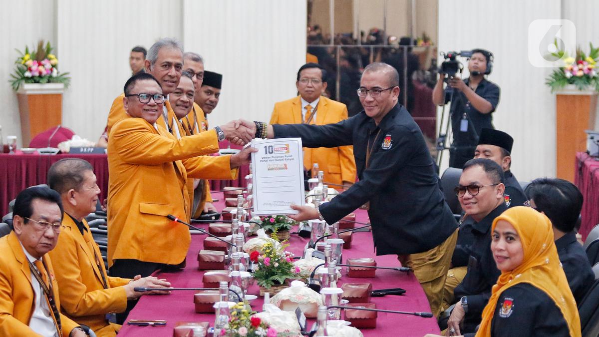 Partai Hanura Daftarkan 580 Bacaleg ke KPU