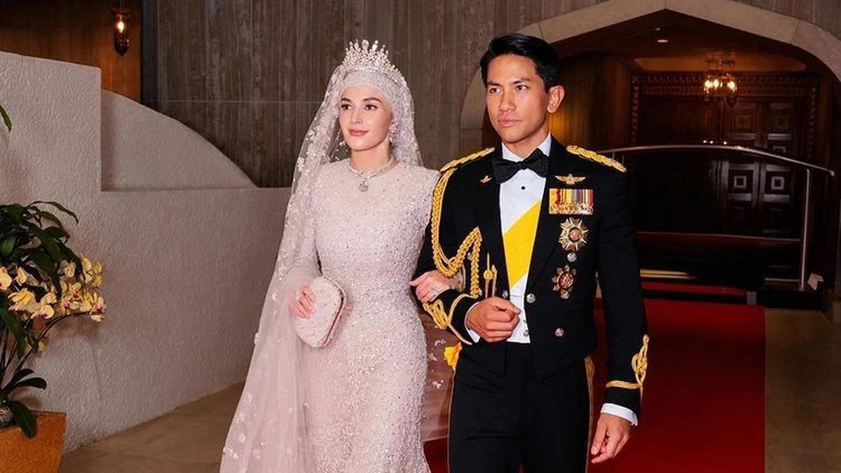 6 Potret Menu Makan Malam Resepsi Pernikahan Pangeran Abdul Mateen dan Anisha Rosnah, Padukan ...