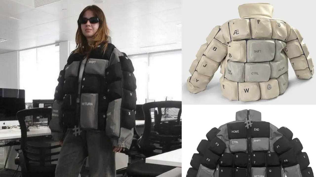 Jaket Unik Terinspirasi dari Keyboard Dijual Rp9,5 Juta, Tertarik ...
