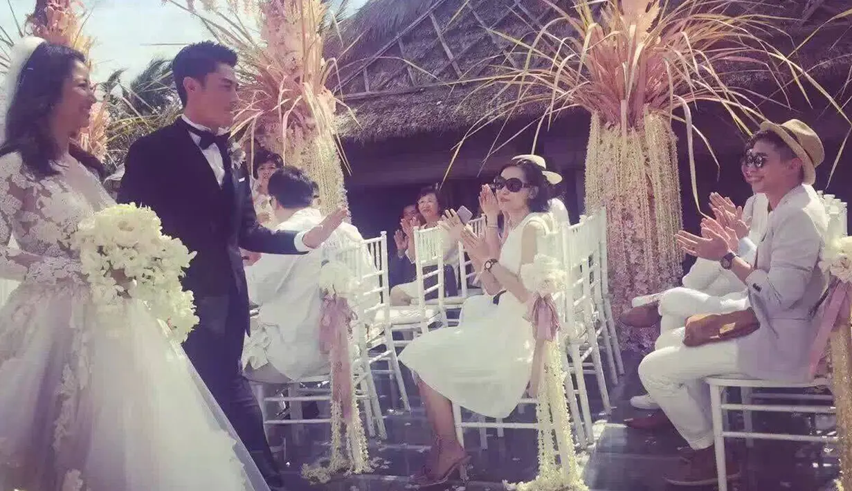 Kemesraan Ruby Lin dan Wallace Huo yang Bikin Mupeng - Foto Liputan6.com