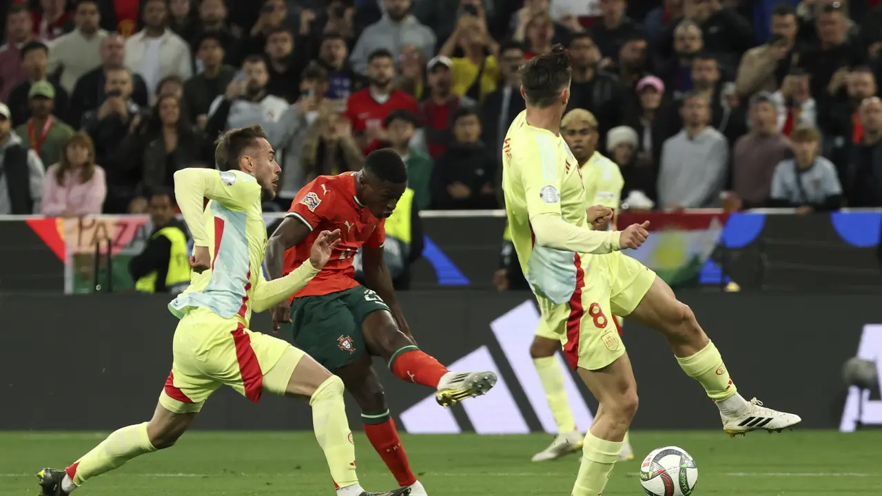 Nuno Mendes Man of the Match Portugal vs Spanyol - Bola Liputan6.com