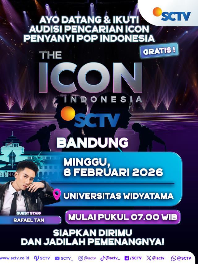 SCTV Gelar Audisi "The Icon Indonesia" di Bandung, Cari Talenta Muda ...