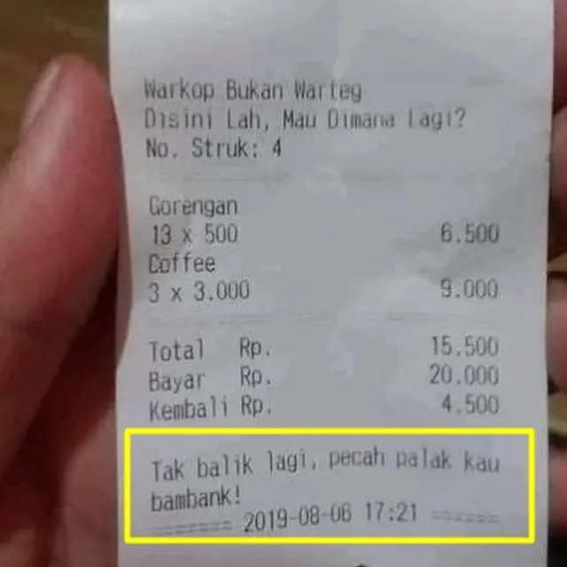 6 Pesan di Struk Belanja Ini Bikin Pembeli Senyum-Senyum - Hot Liputan6.com