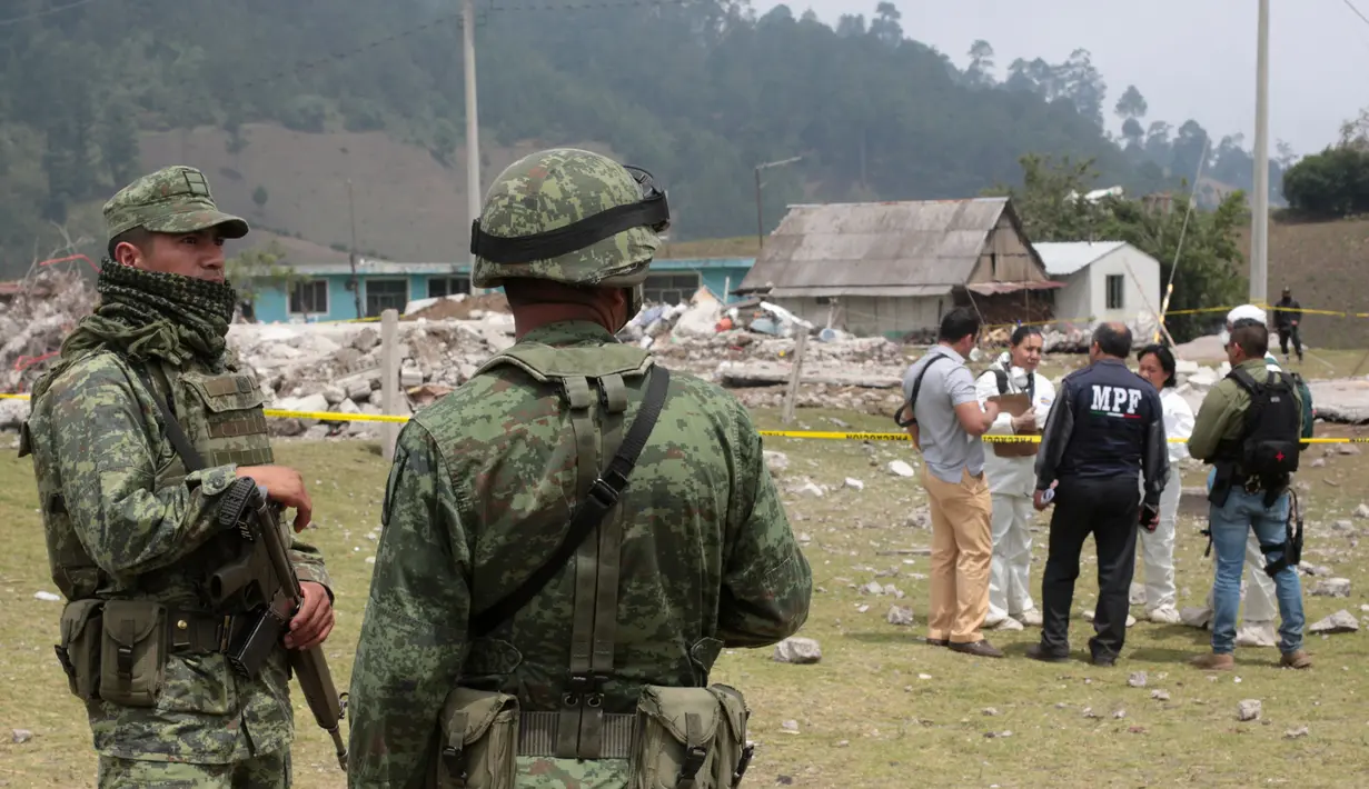 Gudang Kembang Api Meledak di Meksiko, 11 Anak Tewas - Foto Liputan6.com
