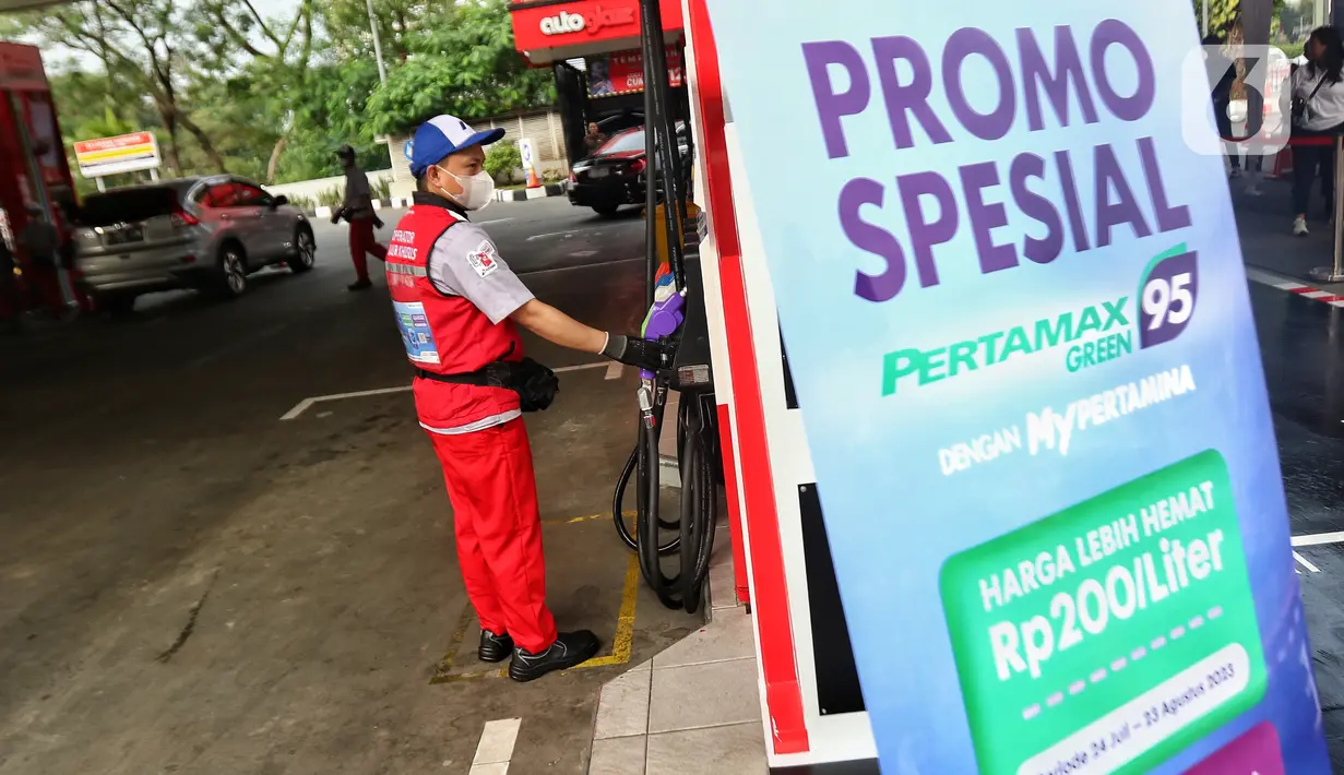 Pertamina Luncurkan Pertamax Green dengan RON 95 - Foto Liputan6.com