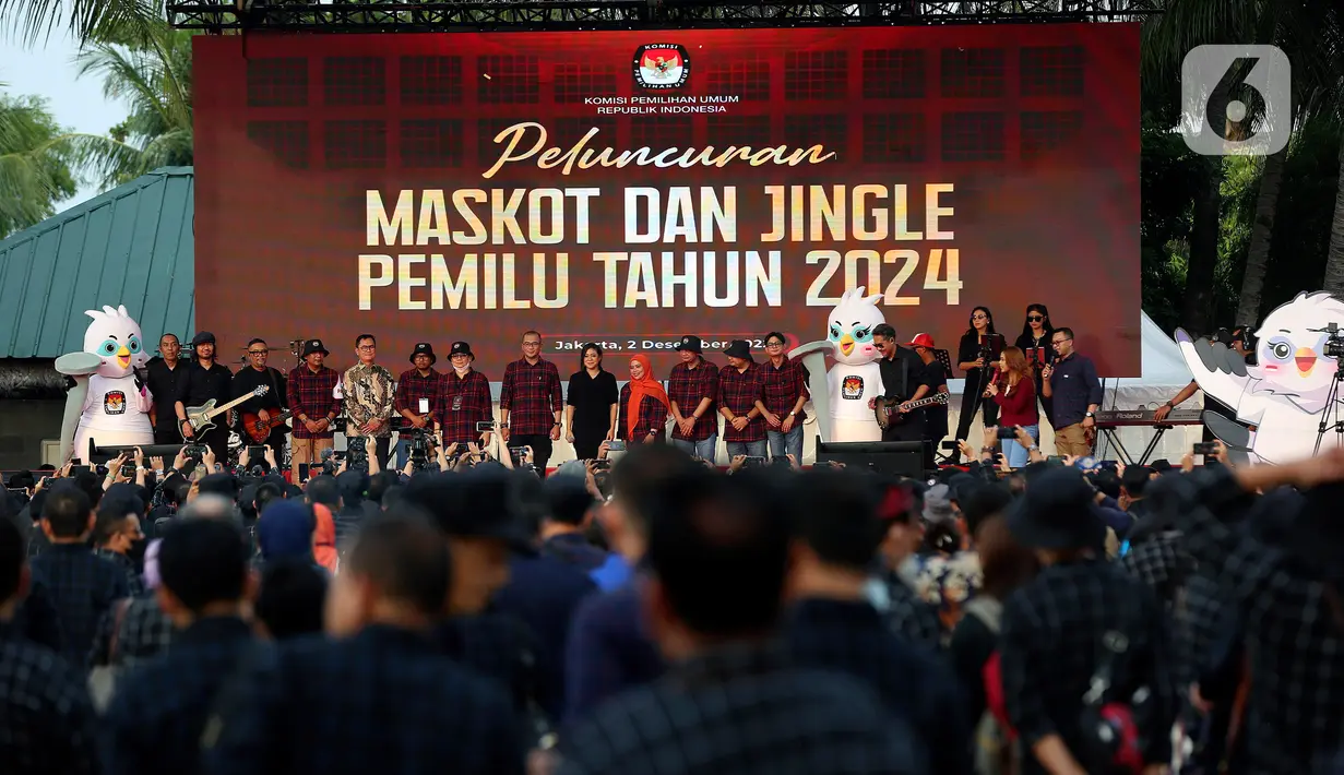 Inilah Maskot dan Jingle Pemilu 2024 - Foto Liputan6.com