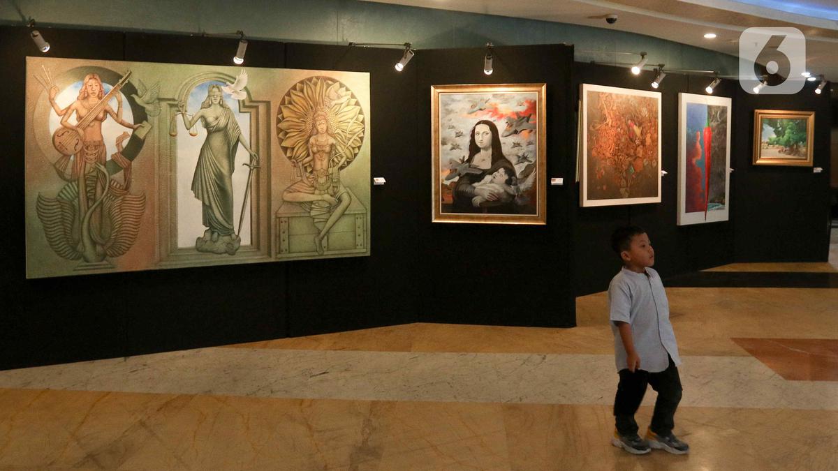 Pameran Seni Rupa Bergerak di TIM Jakarta - Foto Liputan6.com