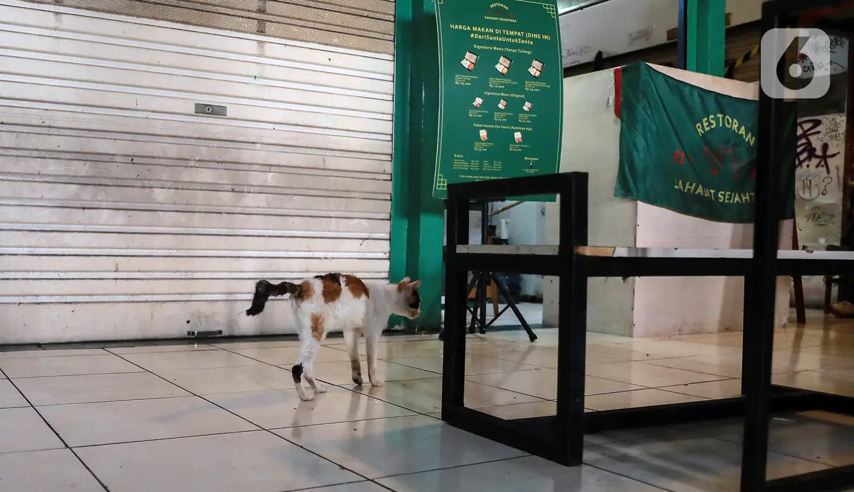 Tak Mampu Bayar Biaya Operasional, Banyak Kios di Pasar Santa Kini ...