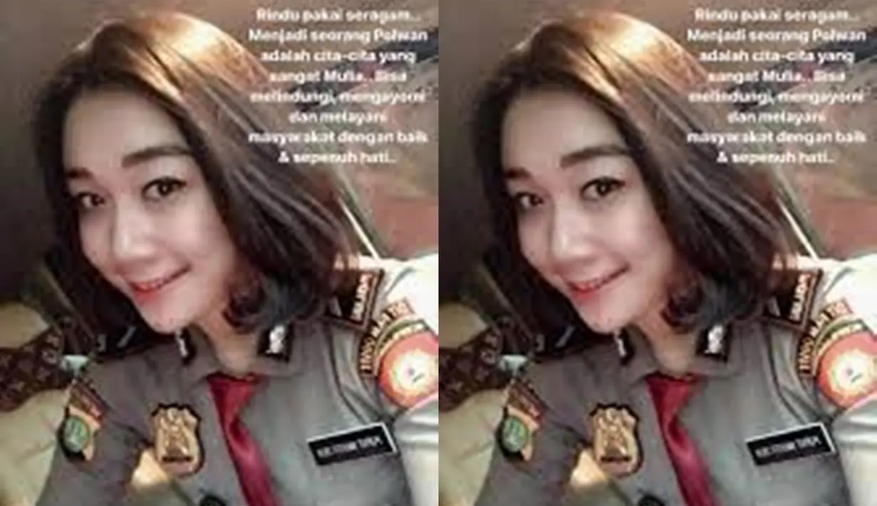Foto Jadul Puput Nastiti Saat Jadi Polwan, Berpangkat Bripda - Foto Liputan6.com