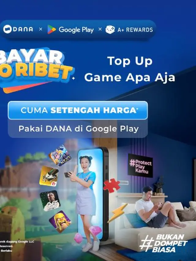 Makin Irit, Top Up Free Fire hingga MLBB Pakai DANA Cuma Setengah Harga! - Tekno Liputan6.com