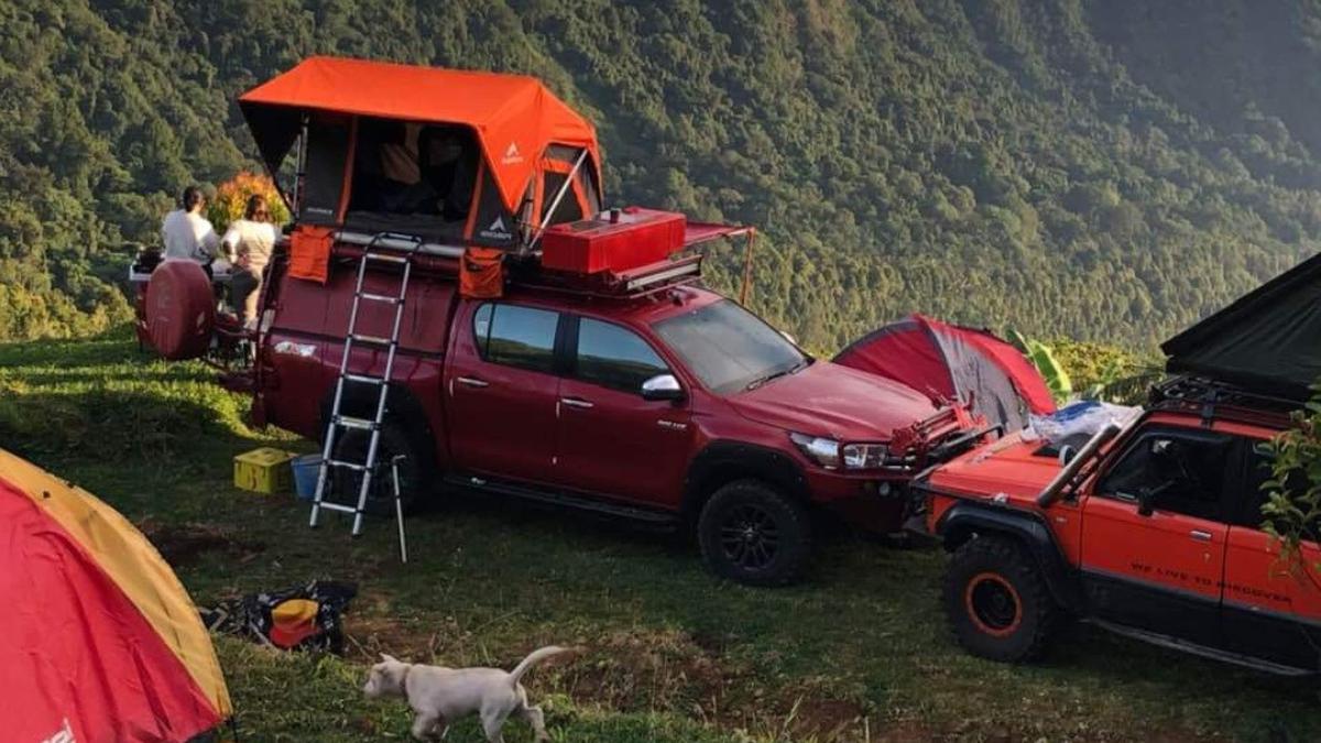 Serunya Kamping dalam Mobil Tenda ala Double Cabin - Regional Liputan6.com
