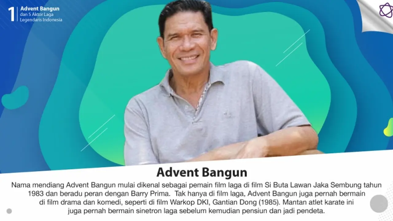 Advent Bangun dan 5 Aktor Laga Legendaris Indonesia - Entertainment Fimela.com