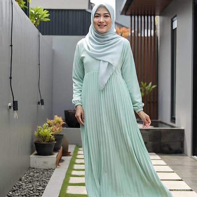 6 Baju Gamis Ibu-Ibu Model Terbaru 2025, Modis di Segala Acara