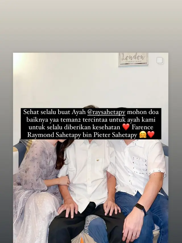 7 Potret Terbaru Ray Sahetapi Usai Stroke, Jalani Lebaran Bareng ...