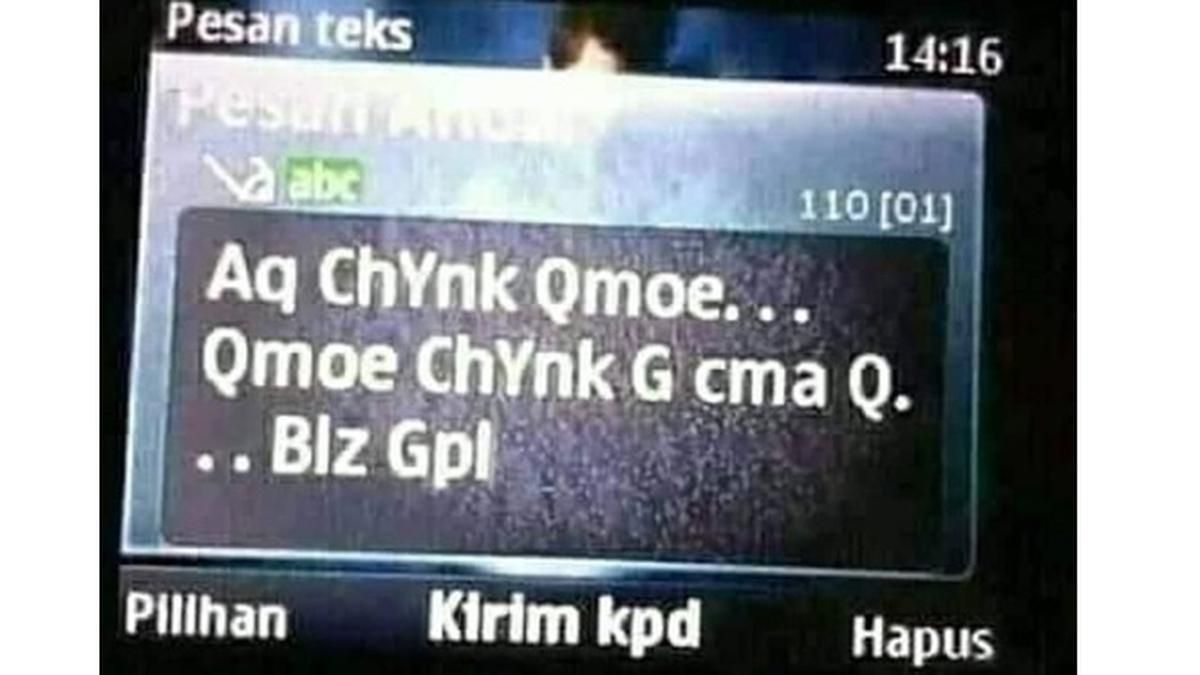 9 SMS Alay Nyatakan Cinta Ini Bikin Nostalgia, Tren Pada Masanya