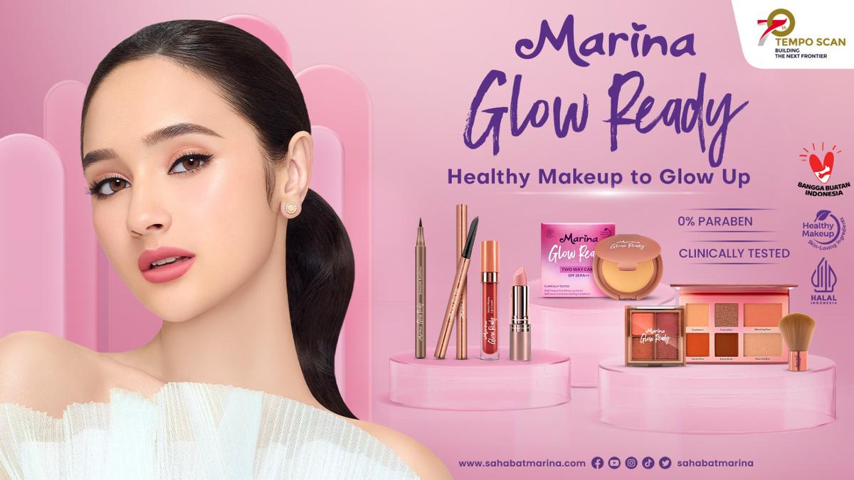 Intip Rekomendasi Produk Marina Glow Ready, Rangkaian Healthy Makeup ...