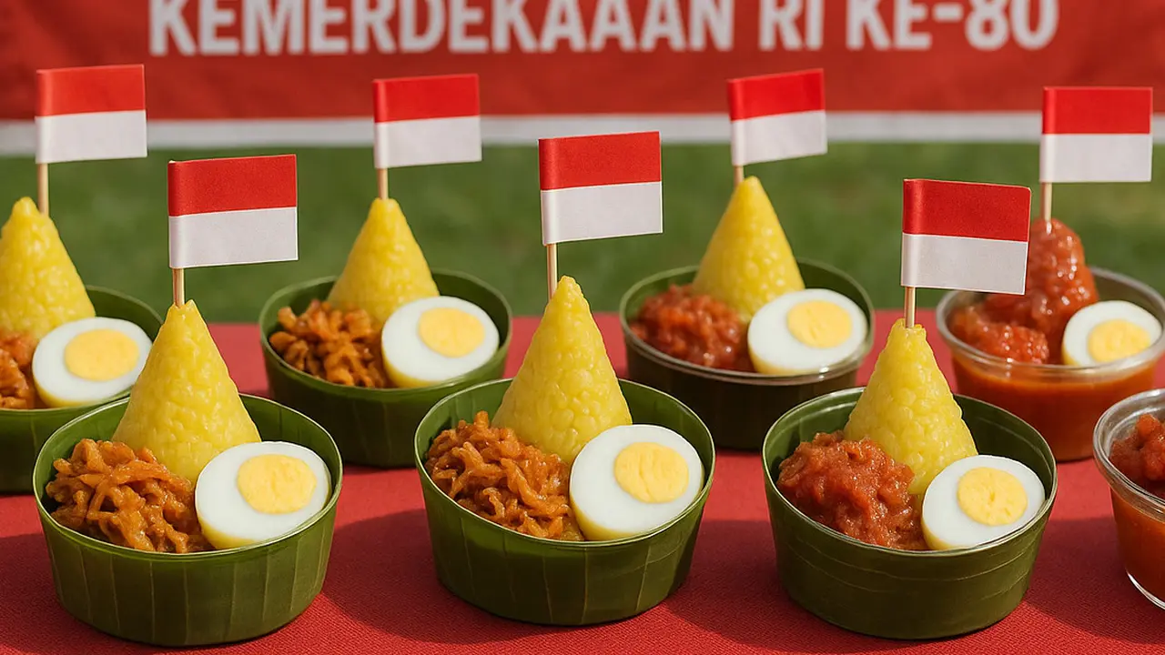 7 Model Tumpeng 17 Agustus Unik dan Kreatif, Meriahkan Perayaan ...