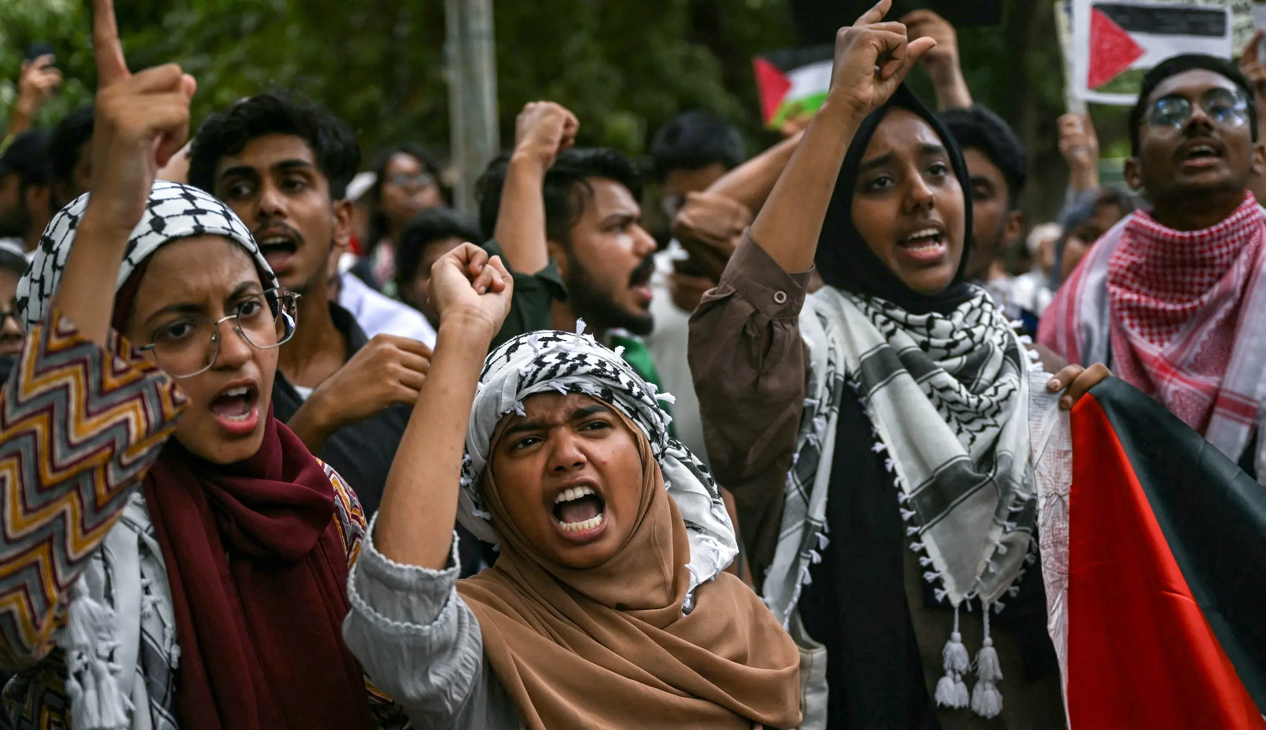 Aktivis Pro-Palestina India Kecam Serangan Israel di Kota Rafah - Foto ...