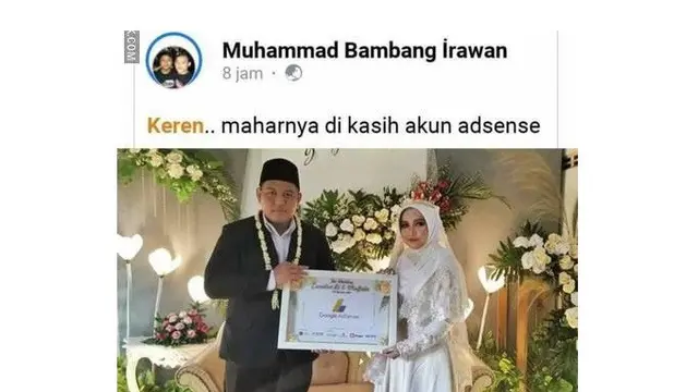 6 Mahar Pernikahan Orang Melek Teknologi Ini Unik Banget, Anti ...