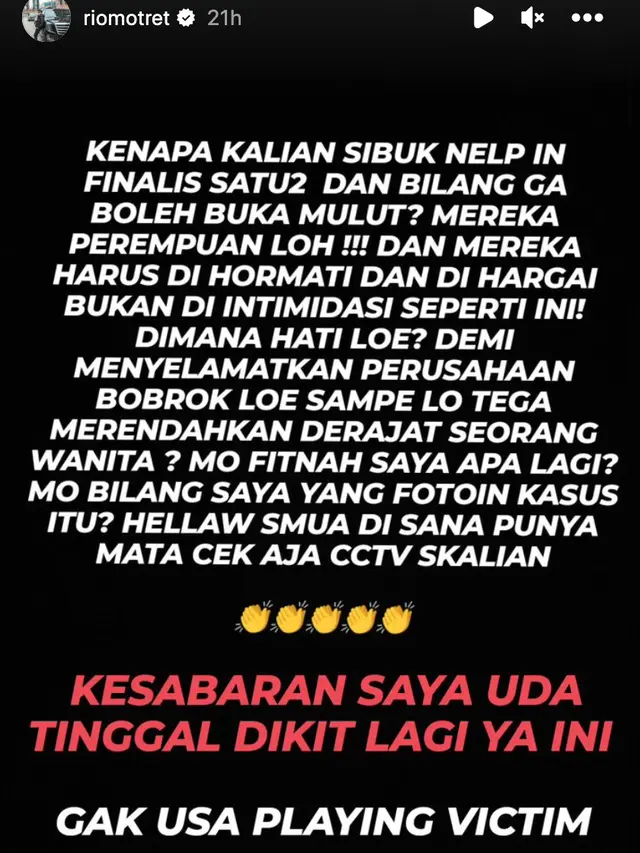 Klarifikasi Rio Motret Dituding Ikut Memfoto Finalis Miss Universe ...