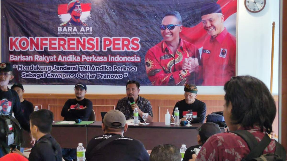 Satukan Suara, Relawan Bara API Yakin Andika Perkasa Jadi Cawapres Ganjar - Pemilu Liputan6.com