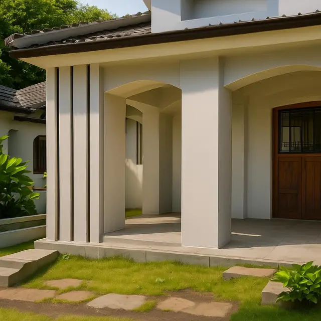 7 Model Profil Tiang Teras Rumah Sederhana, Gaya Klasik hingga Modern ...