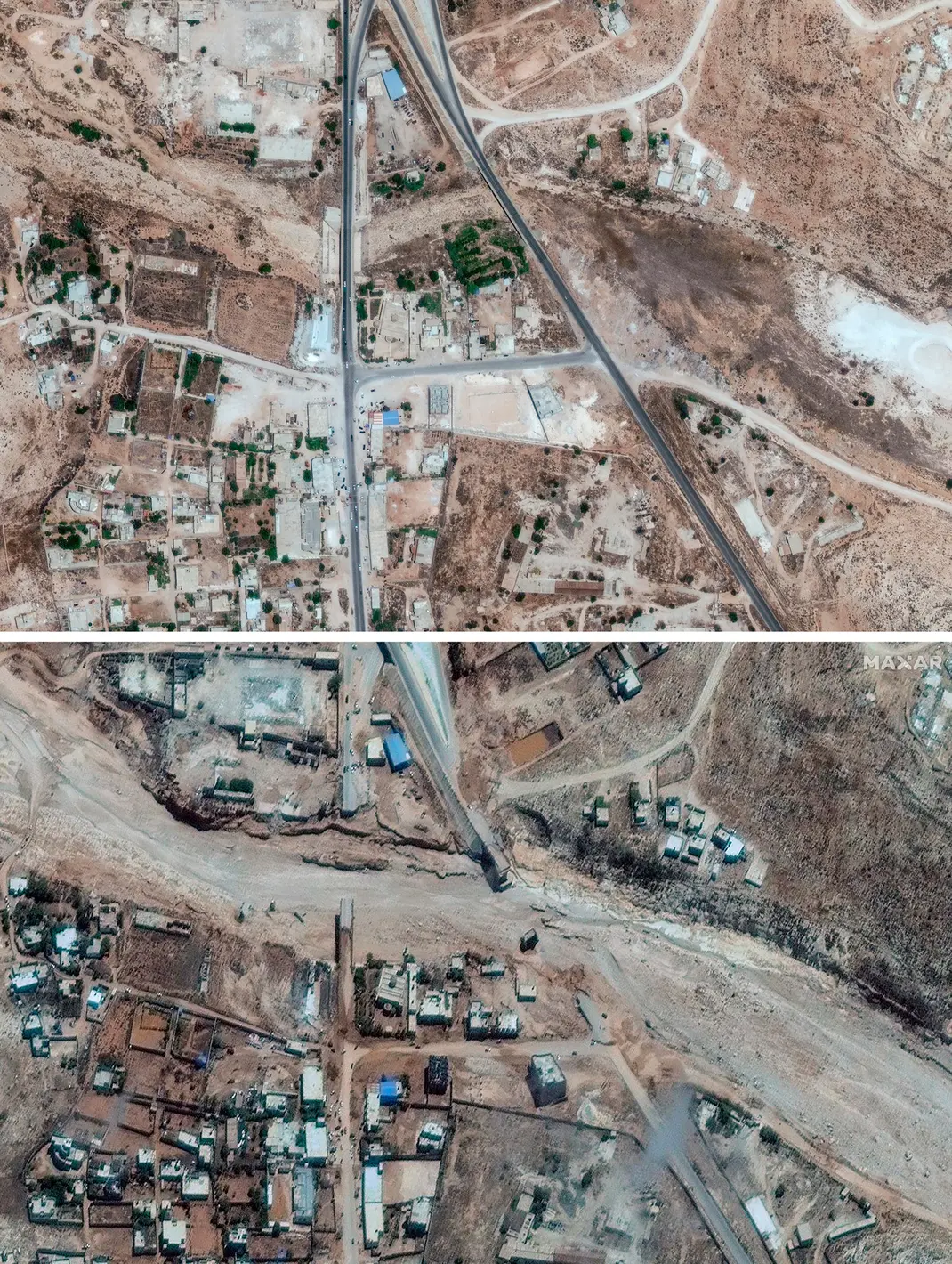 Citra Satelit Potret Kondisi Sebelum dan Sesudah Banjir Terjang Libya ...