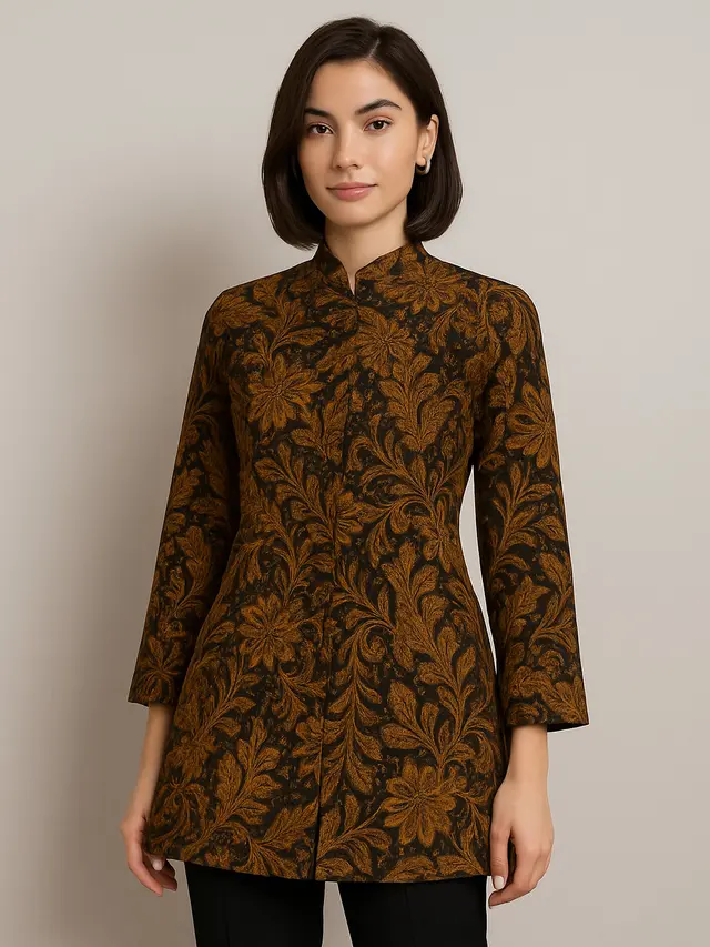 8 Model Tunik Batik Kerja 2025 yang Selalu Dicari Banyak Orang ...