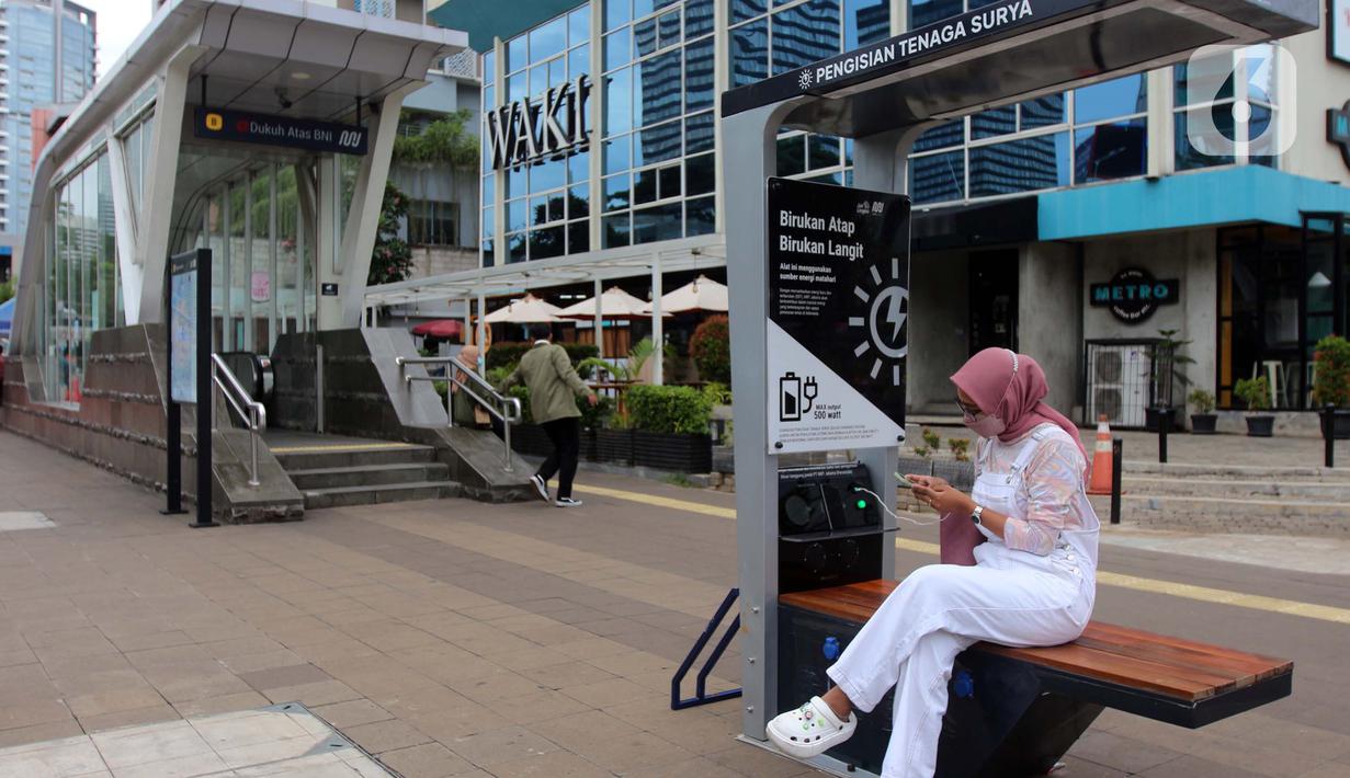 Ada Stasiun Listrik Tenaga Surya di Dukuh Atas - Foto Liputan6.com