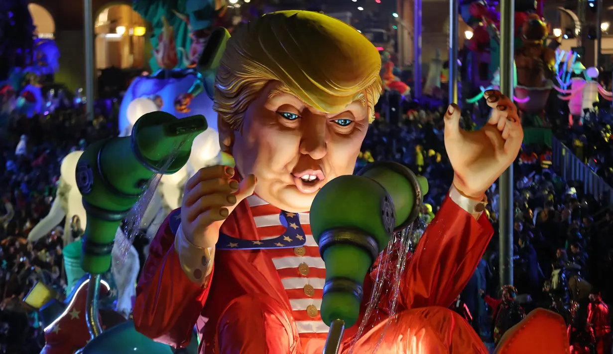 Figur Donald Trump Ikut Meriahkan Nice Carnival di Prancis - Foto ...