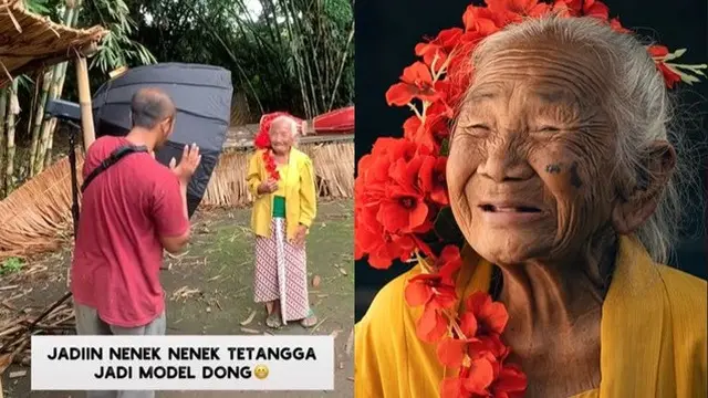Seorang Nenek Mendadak Jadi Model, Warganet Dibuat Takjub dan Haru ...
