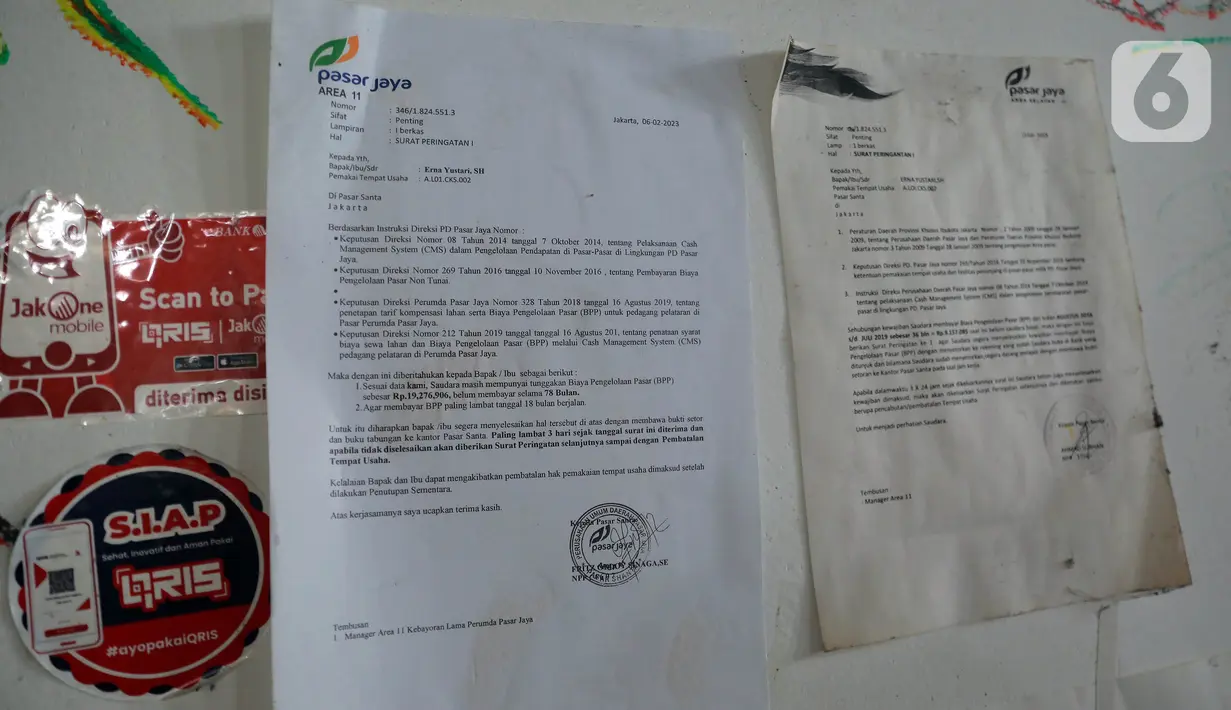 Tak Mampu Bayar Biaya Operasional, Banyak Kios di Pasar Santa Kini ...