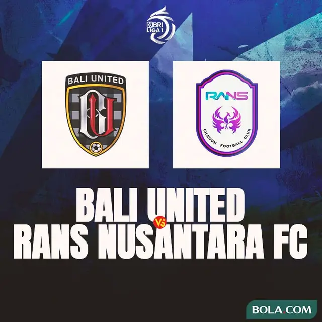 Link Live Streaming BRI Liga 1 di Vidio: Bali United Vs RANS Nusantara - Indonesia Bola.com