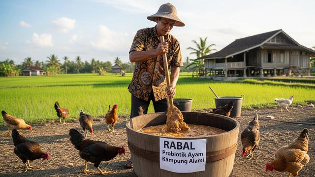 Cara Membuat Probiotik Ayam Kampung Alami dari Bahan Sederhana dan ...