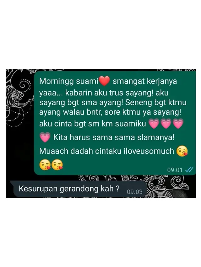 6 Chat Prank Bucin Alay ke Pasangan Ini Kocak, Respons Suami Bikin Senyum - Page 2 - Hot ...