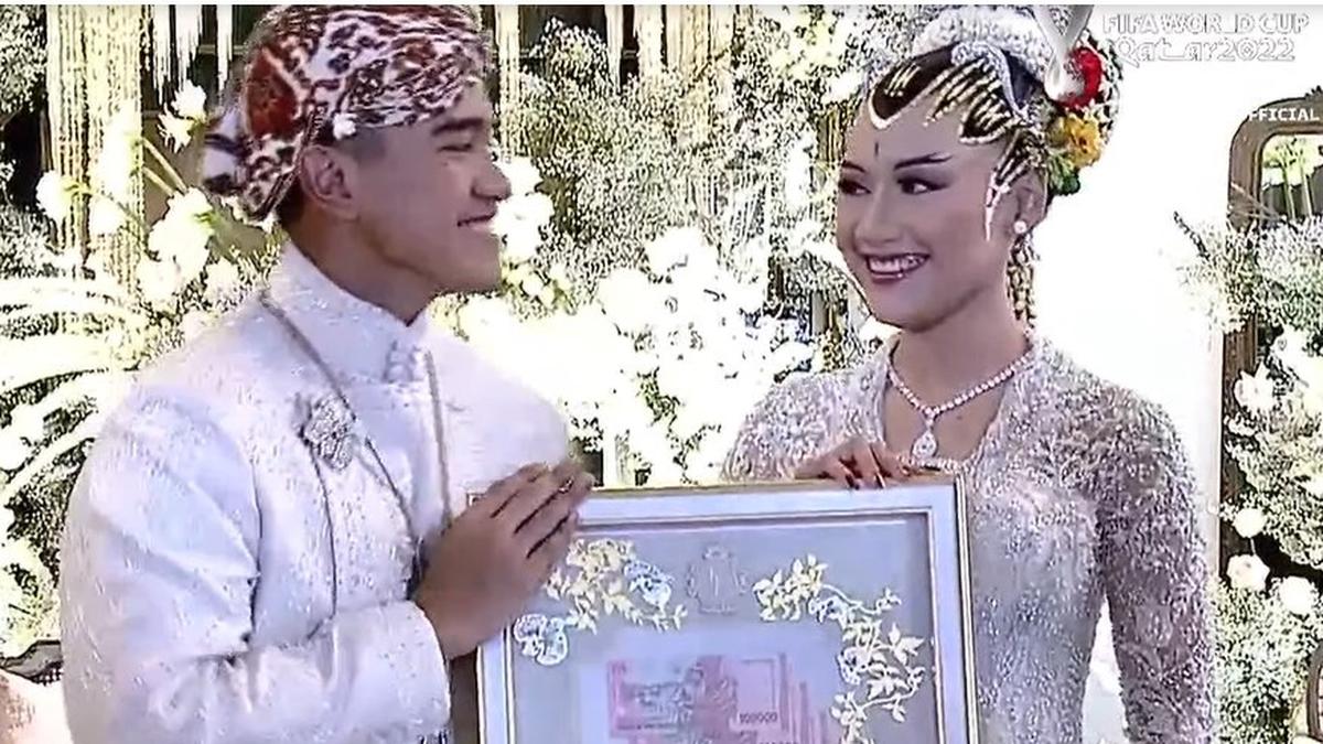 Kaesang Pangarep Sisipkan Uang Bernomor Seri Tanggal Lahir dan Inisial Erina Gudono di Mahar ...