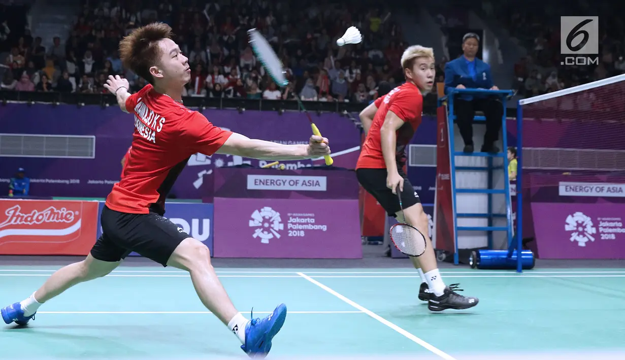 FOTO: Kevin dan Marcus Berjaya Tak Terbendung, Indonesia Unggul 2-0 ...