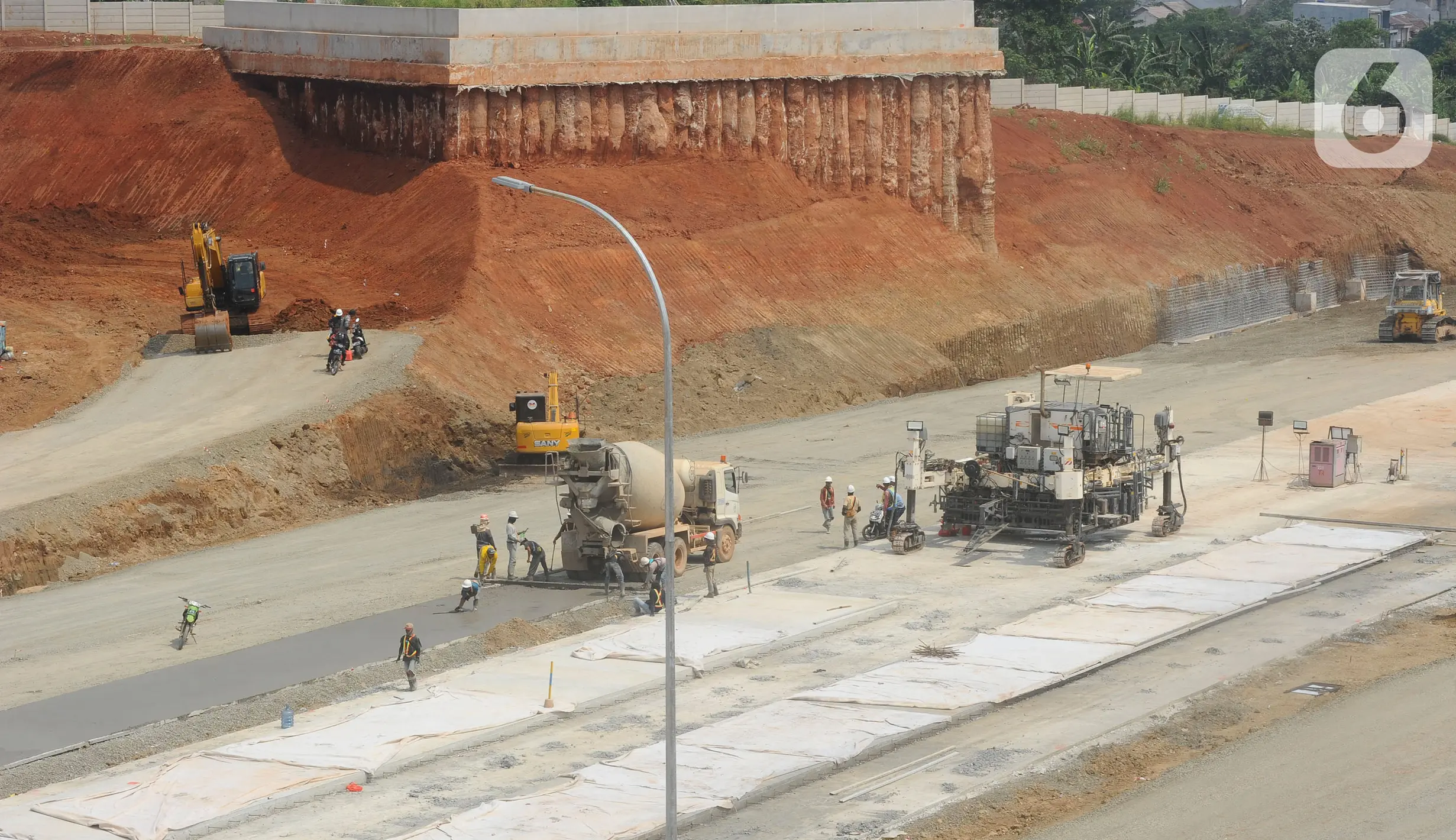Proyek Tol Cinere-Serpong Sudah Tersambung - Foto Liputan6.com
