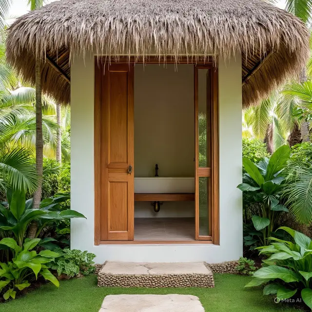 8 Inspirasi Model Kamar Mandi dan WC Sederhana, Tetap Nyaman Meski ...