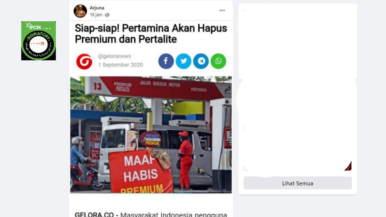 Cek Fakta: Klarifikasi Pertamina Soal Penghapusan Premium dan Pertalite