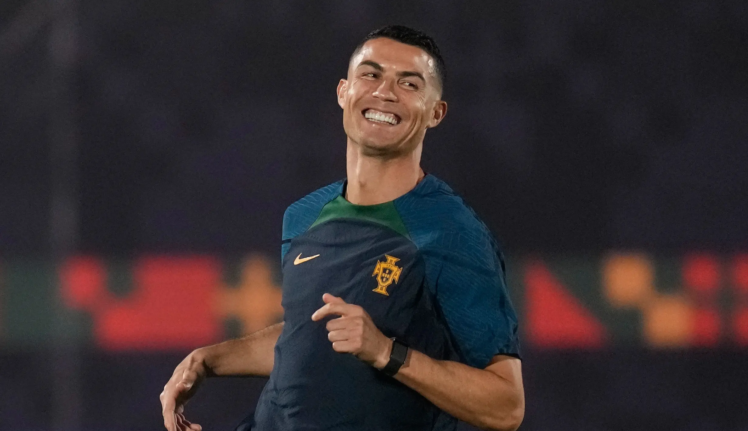 Sesi Latihan Cristiano Ronaldo Cs Jelang Hadapi Ghana di Piala Dunia ...