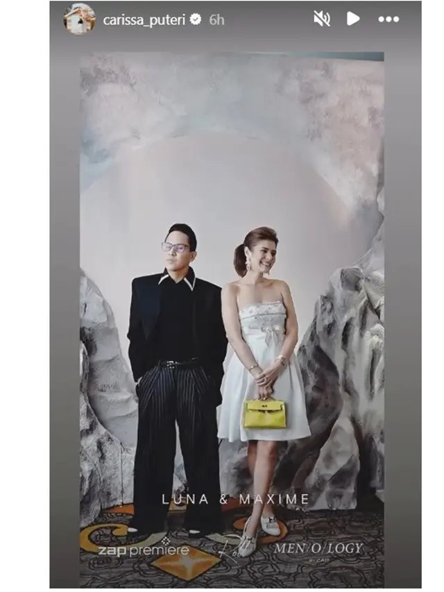 6 Potret Carissa Putri dan Rianti Cartwright di Resepsi Luna Maya ...