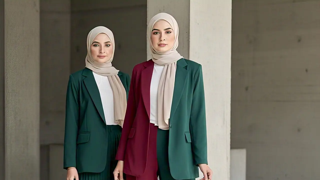 6 Trik Padu Padan Celana Kulot Terbaru 2025 untuk Hijaber Bertubuh ...