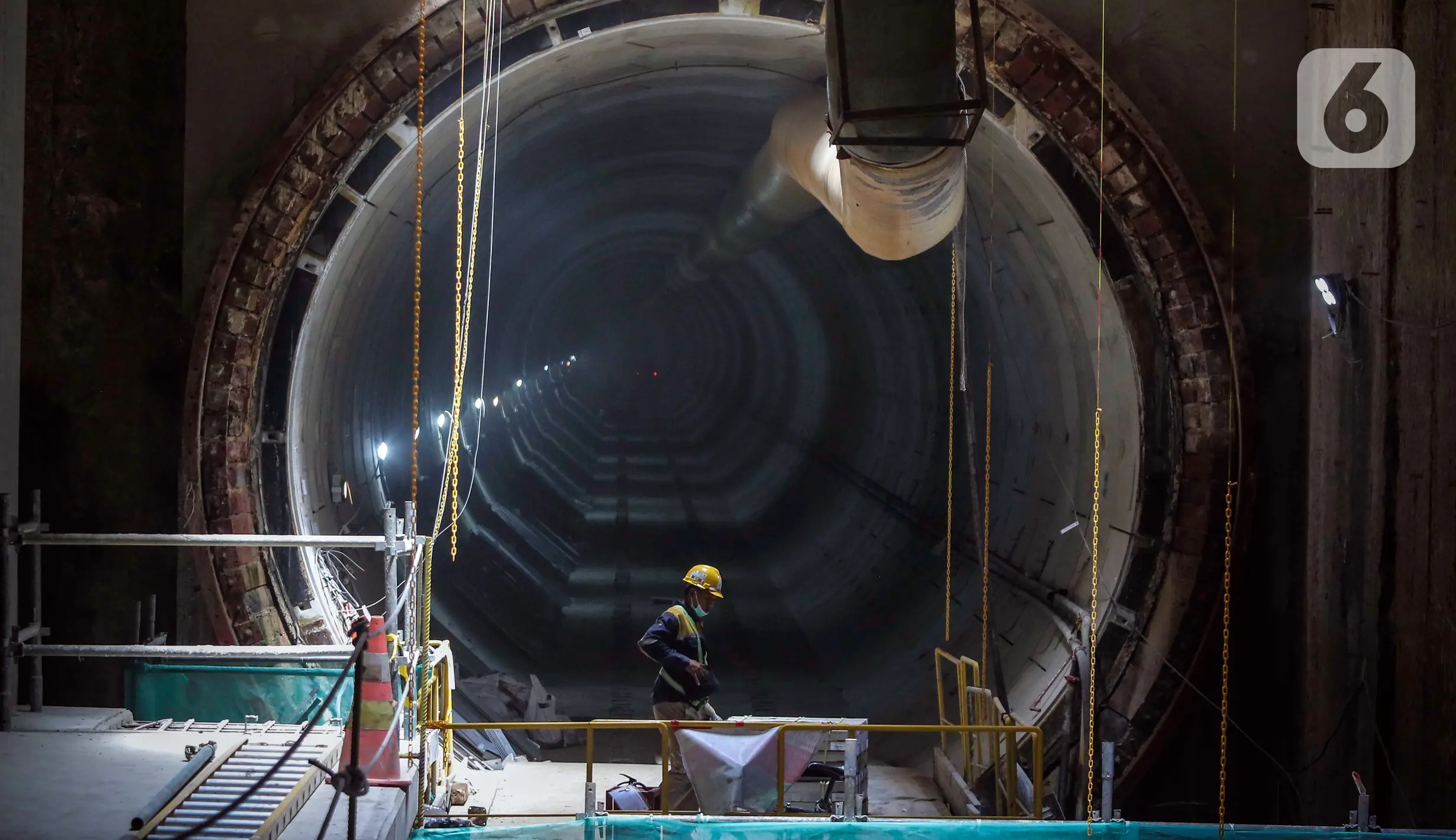 Melihat Proses Pembangunan Terowongan MRT Jakarta Fase 2A - Foto ...