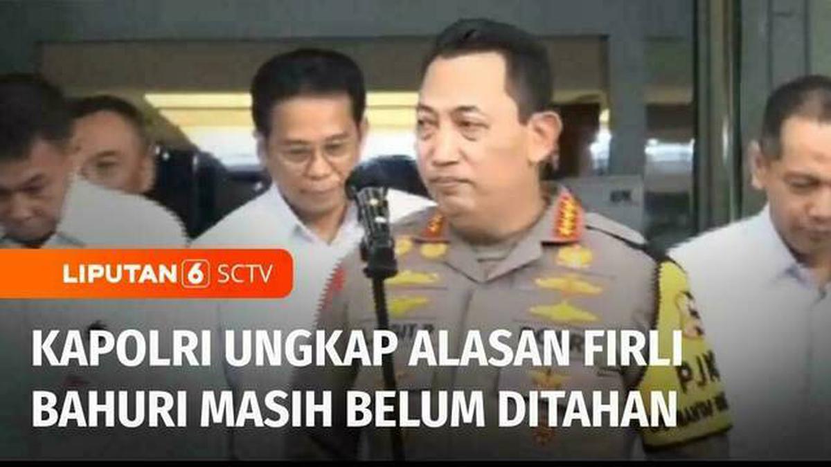 VIDEO: Firli Bahuri Belum Ditahan, Kapolri: Penyidik Punya Alasan ...