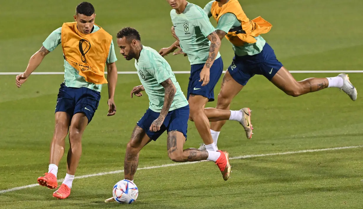 Kabar Bagus Brasil! Neymar Sudah Kembali Latihan dan Siap Main Lawan Korea Selatan di Babak 16 ...