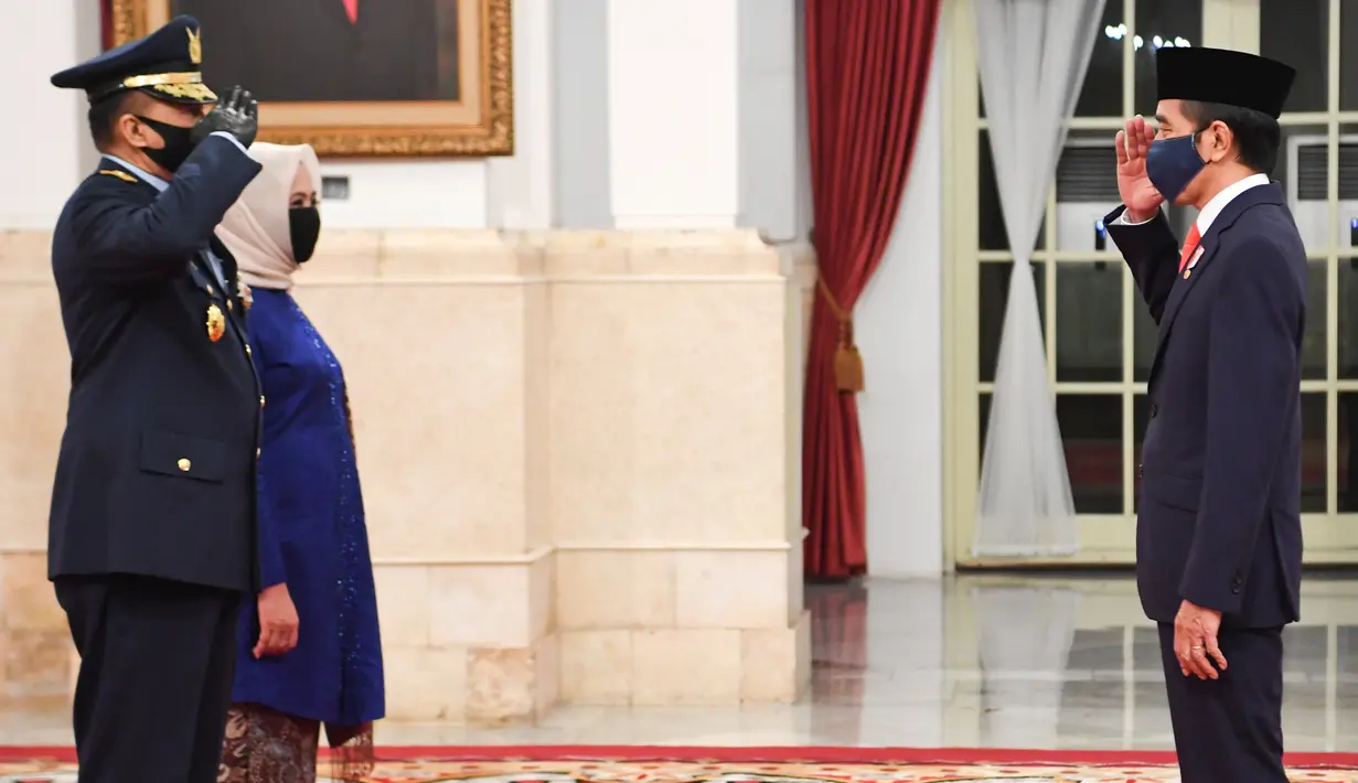 FOTO: Pelantikan KSAL dan KSAU - Foto Liputan6.com