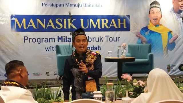 Ustaz Nur Maulana Pandu Jamaah Manasik Umrah, Termasuk Ingatkan 5 Rukun ...