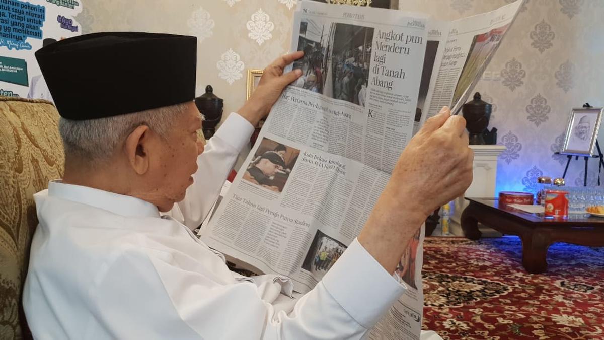 Cara Ma'ruf Amin Luruskan Berita Miring Tentangnya