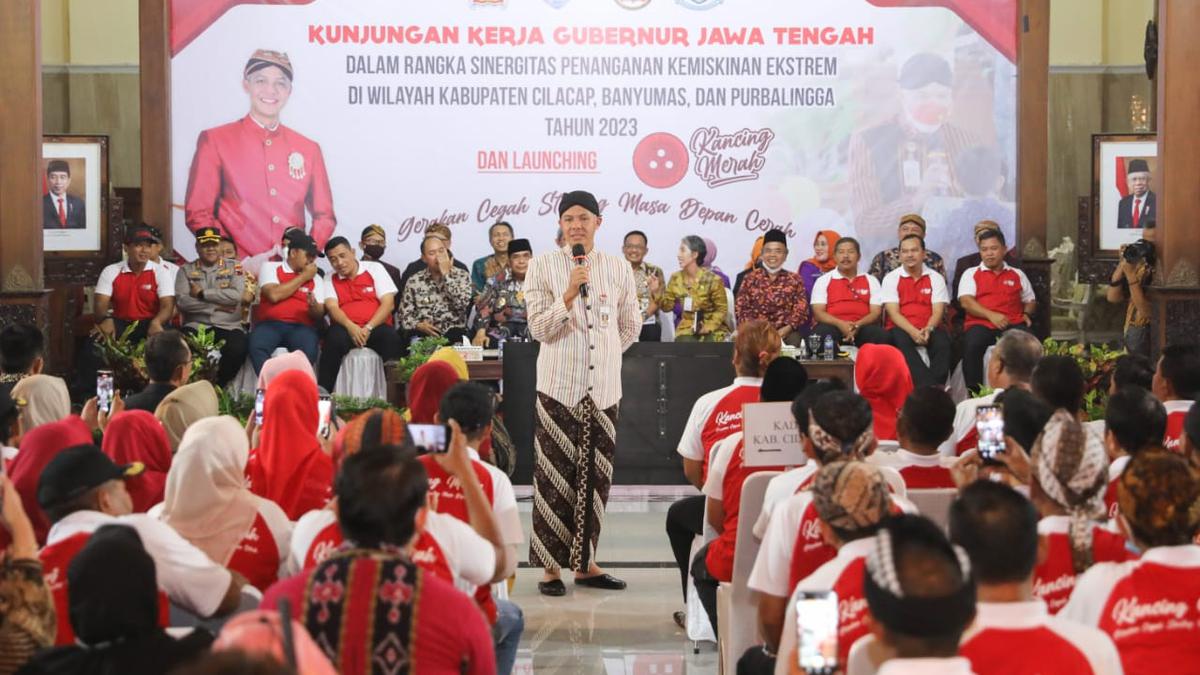 'Kancing Merah' Pemprov Jateng, Upaya Tekan Angka Stunting dan Kemiskinan